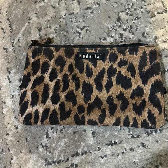 Modella | Bags | Makeup Caseleopard Print | Poshmark